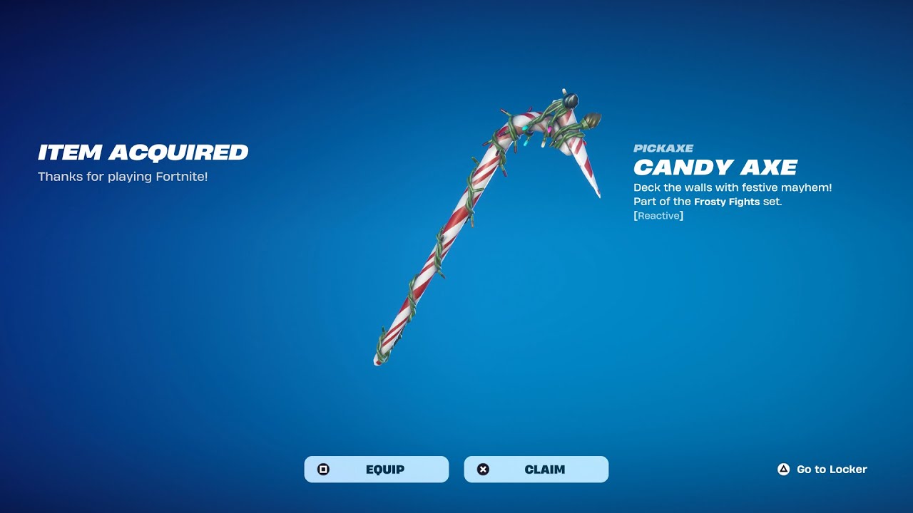 How To Get Candy Axe Pickaxe NOW FREE In Fortnite! (Free Candy Axe ...