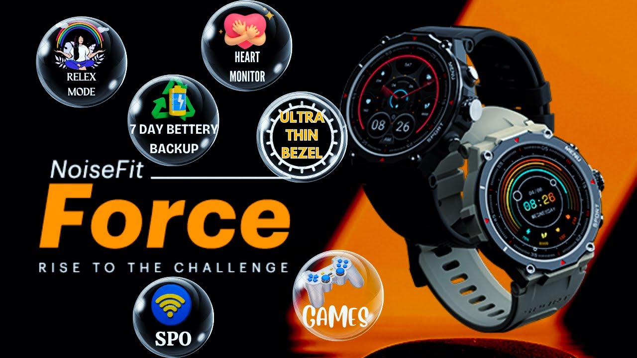 Noisefit Force Smartwatch Unboxing | noisefit force rugged | #smartwatch #noisefit # ...