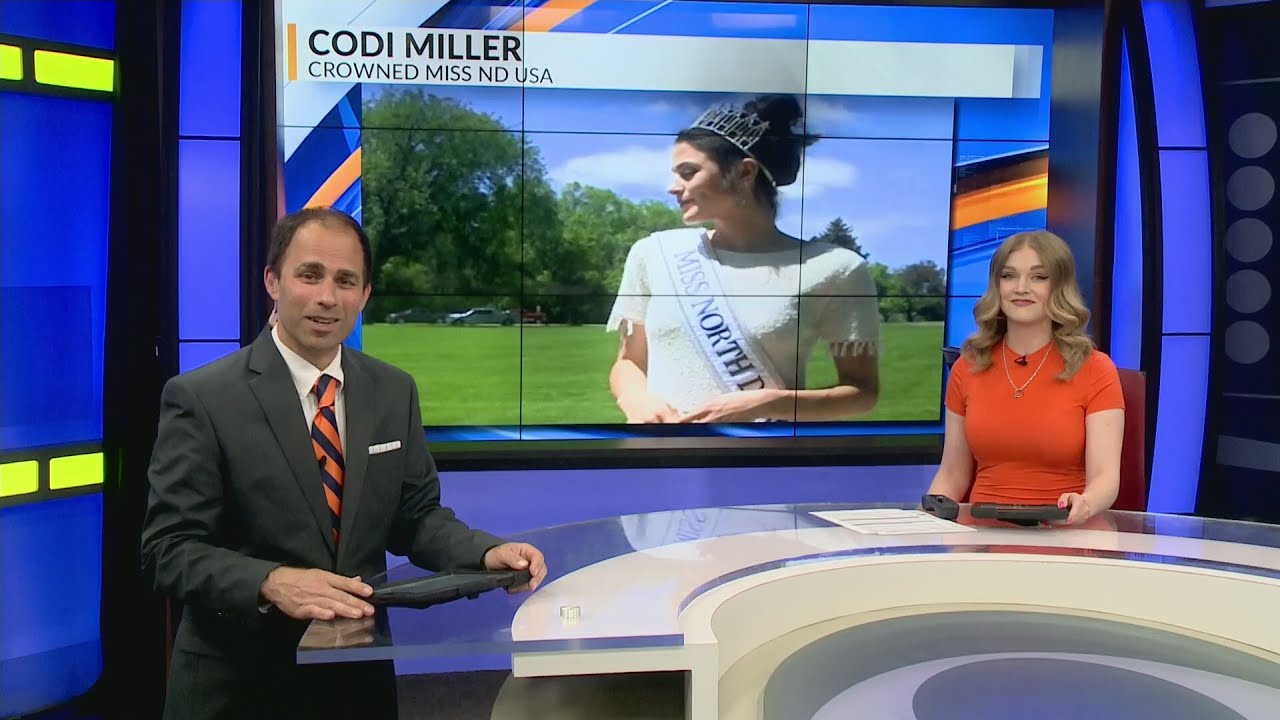 Codi Miller crowned Miss North Dakota U.S.A. after seventh try - YouTube