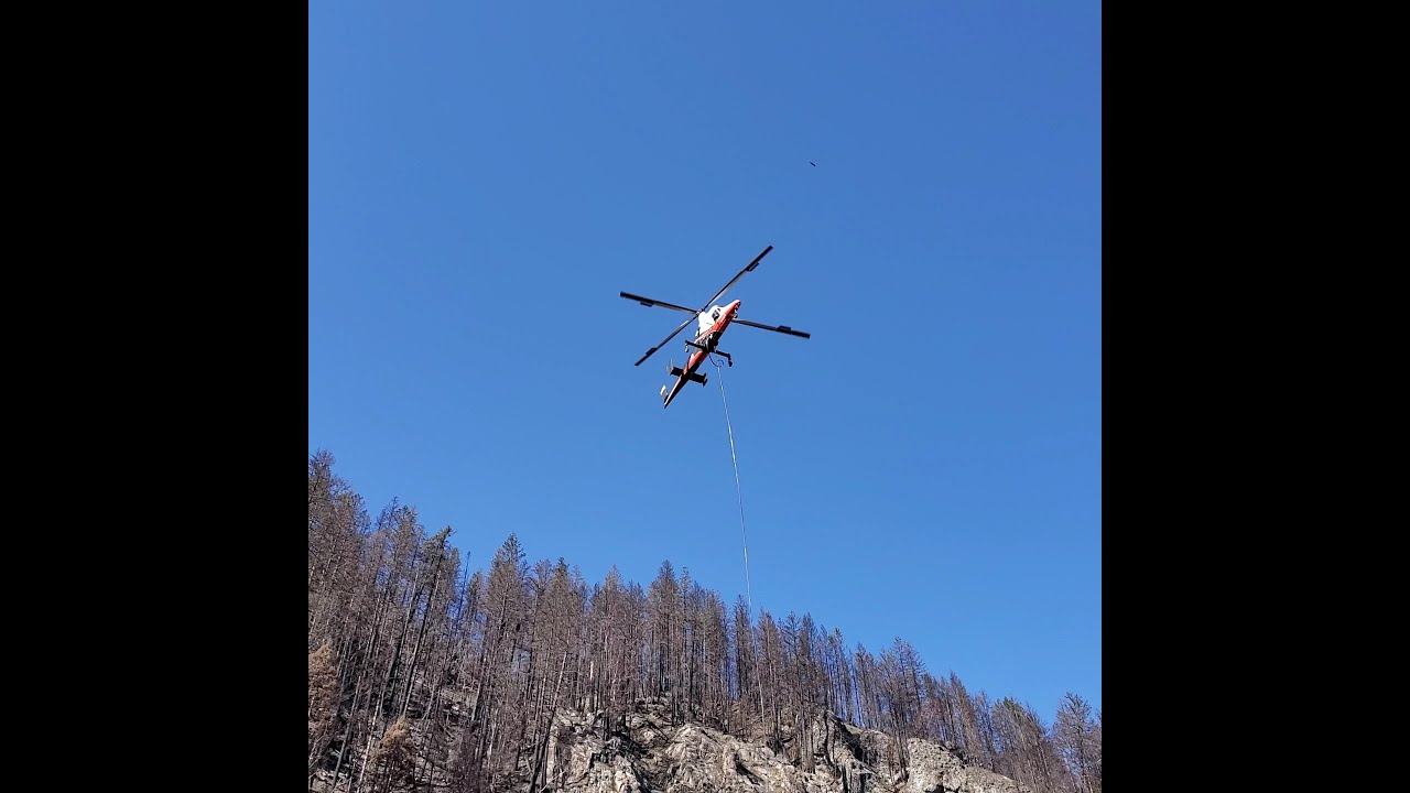 Weird Looking Helicopter Start Up and Lift Off! Kaman K-MAX Helicopter ...