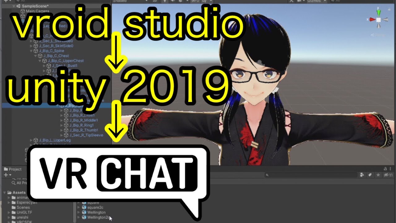 21年8月VRCHATで自作アバターunity2019 - YouTube