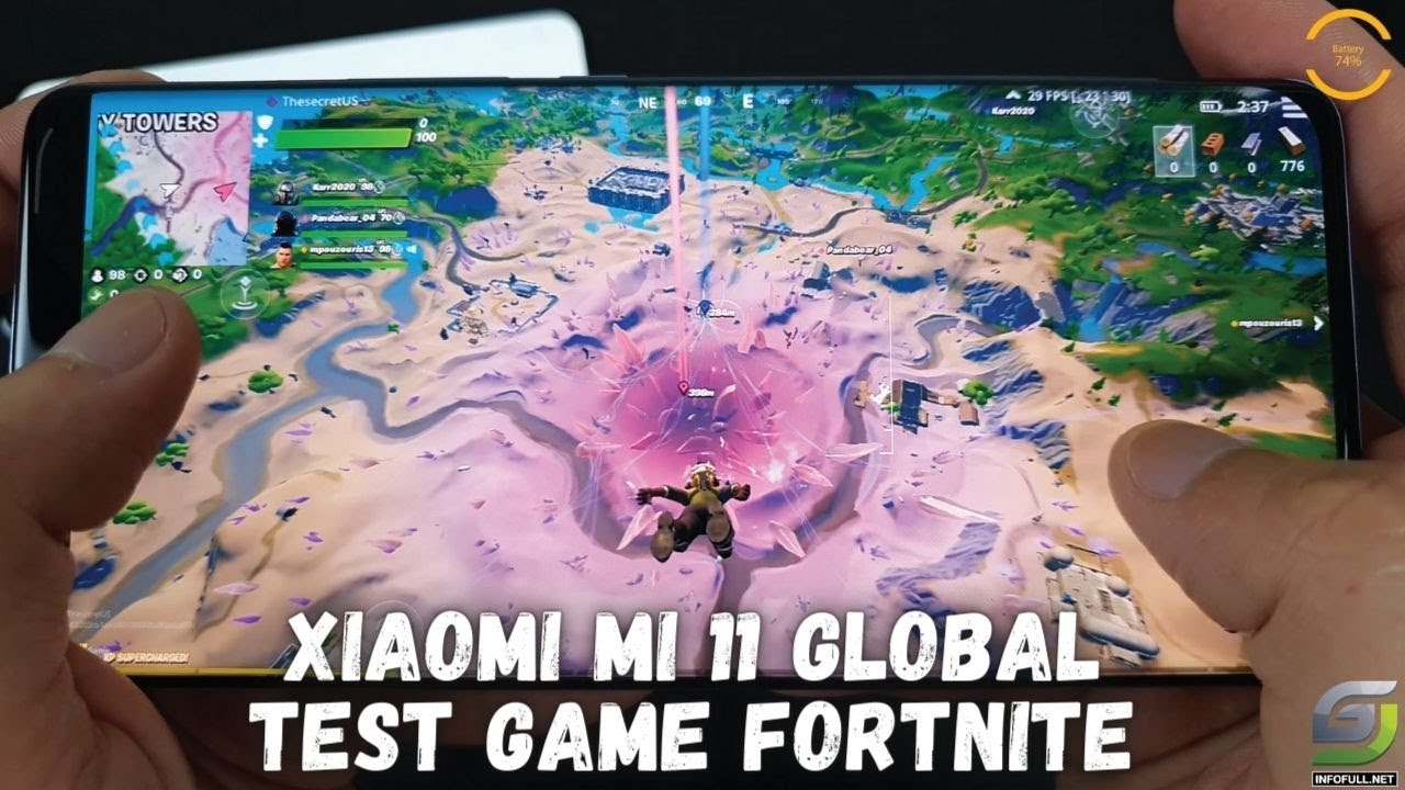 Xiaomi Mi 11 Fortnite Gameplay - YouTube