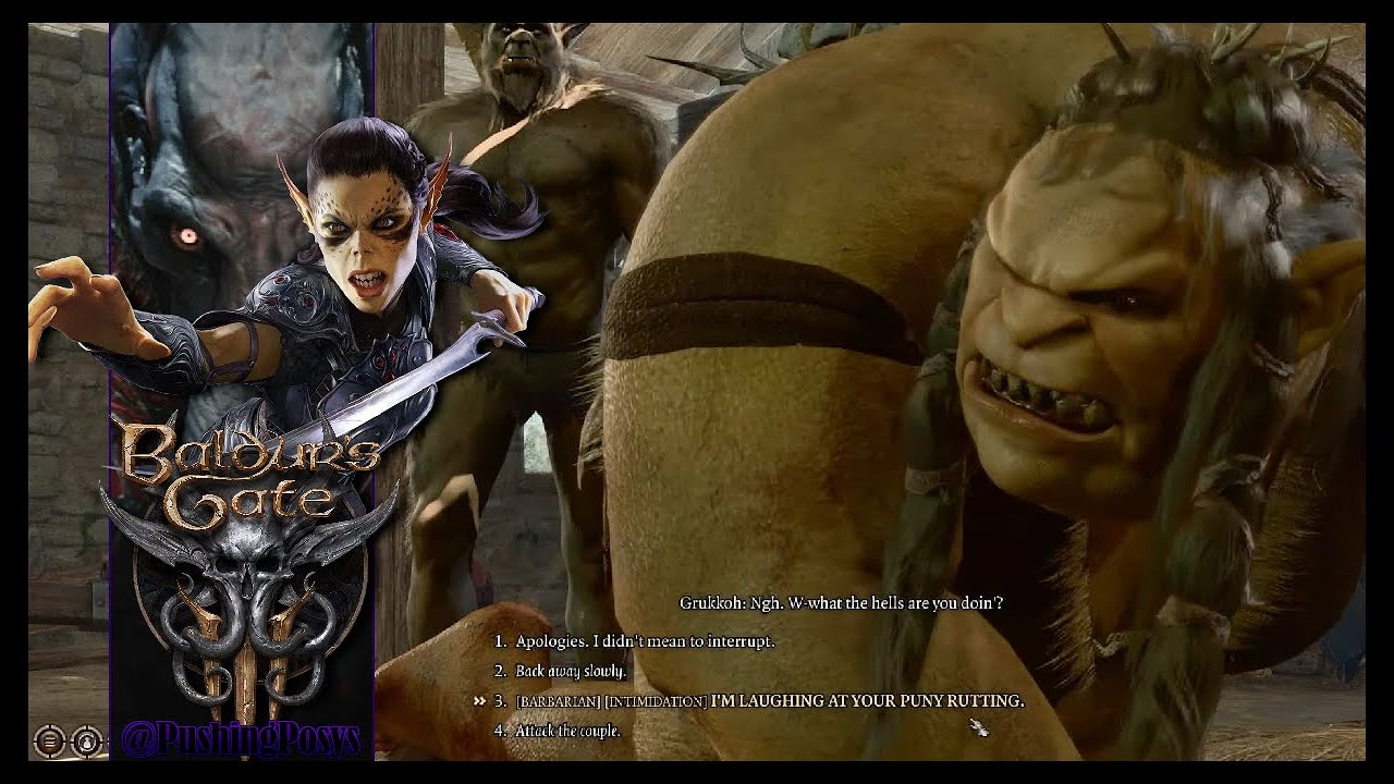 What Did I Walk In On, Buthir and Grukkoh Barn Smexy Time [Baldur's ...