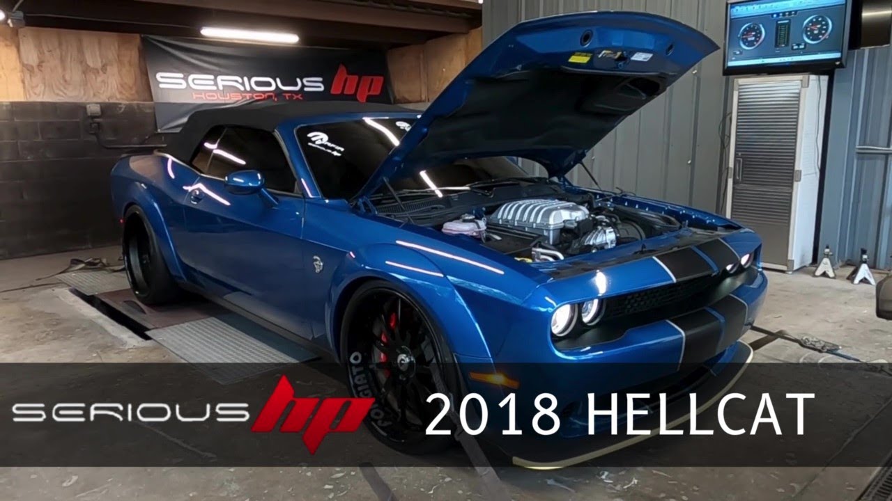 2018 Hellcat with Upper and Lower Pulleys Performance on the Dyno at ...