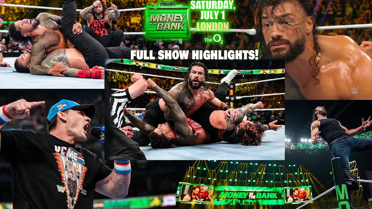 Money In The Bank 2023 Full Show Highlights , Last Minute Winner ...
