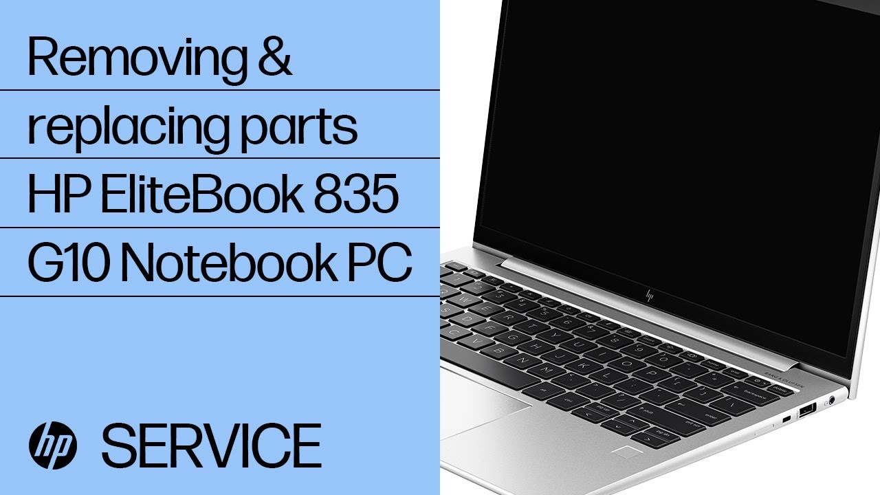 Removing & replacing parts | HP EliteBook 835 G10 Notebook PC | HP ...