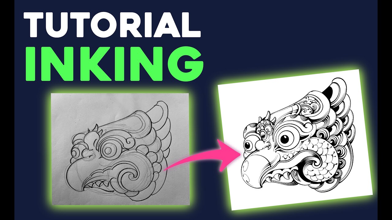 TUTORIAL INKING DAN SHADING UNTUK PEMULA - YouTube