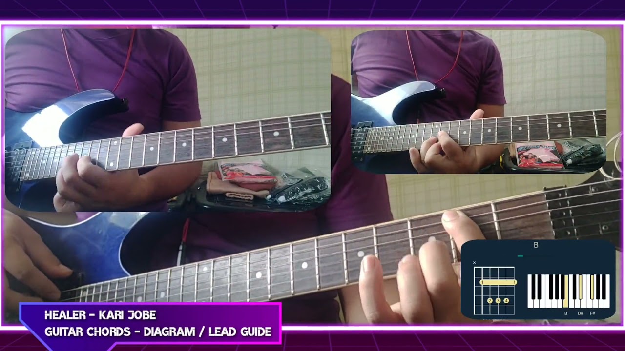 Healer - Kari Jobe / Guitar CHORDS - Diagram / LEAD Guide #solo # ...