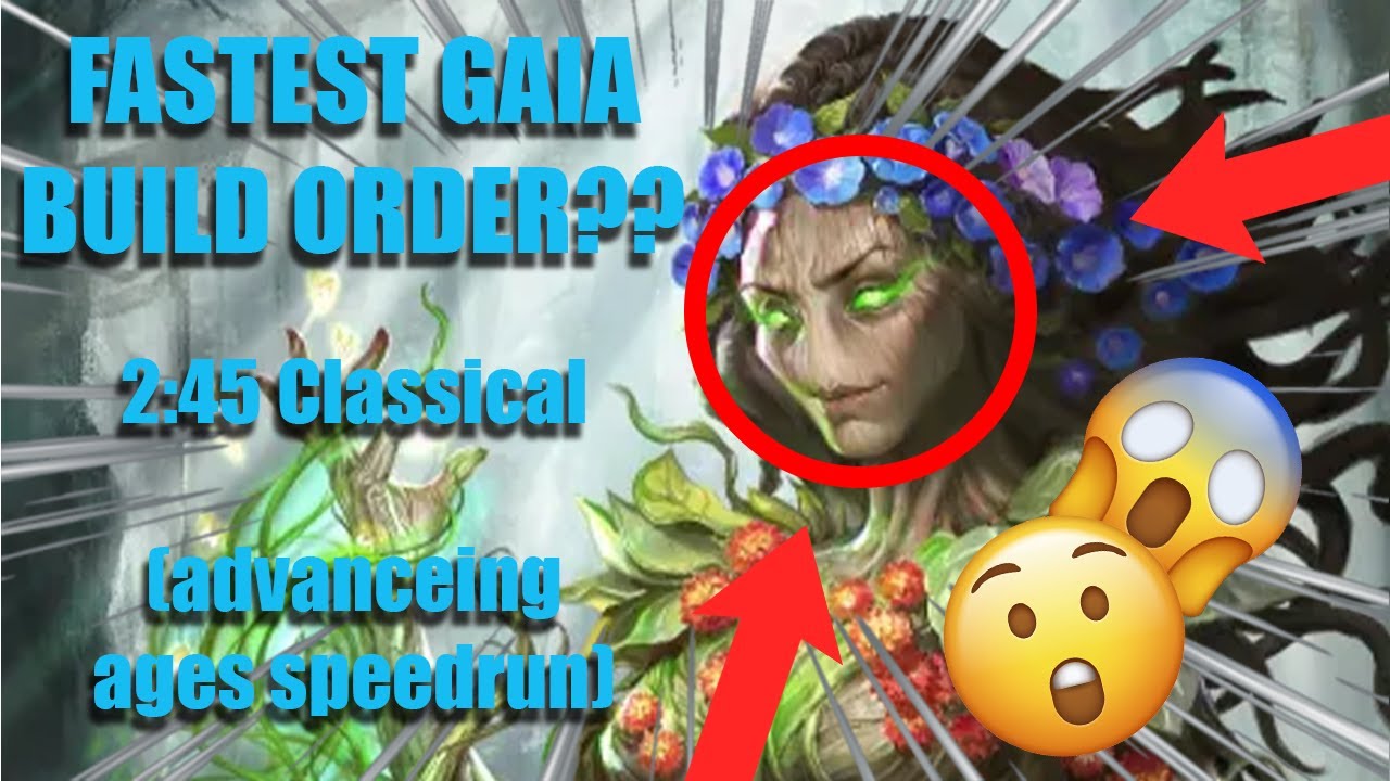 FASTEST Age of Mythology Retold Gaia Build Order EVER????? (2:44 ...