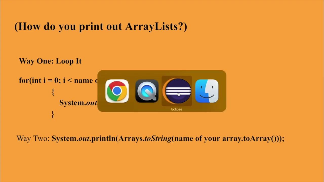 Ap Computer Science Part 4 Arrays Youtube