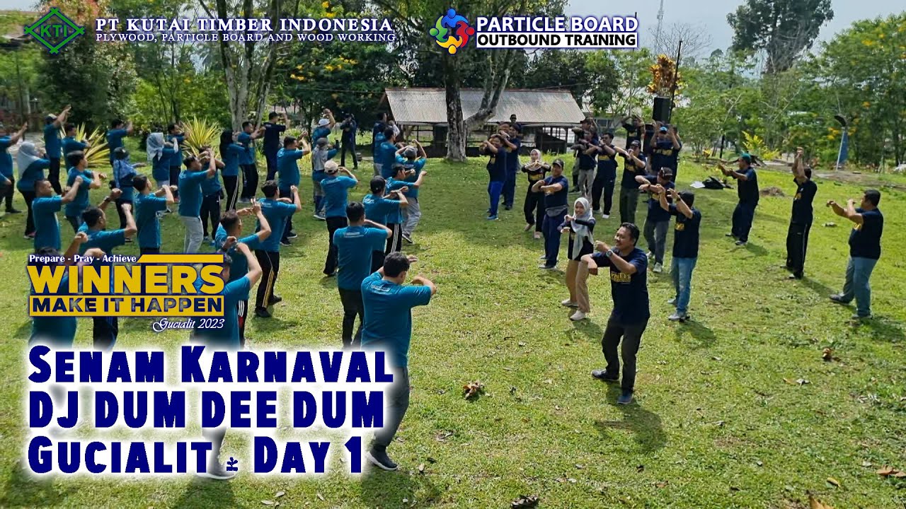 Senam Pagi - Day 1 - DJ Dum Dee Dum - KTI Outbound Training - YouTube