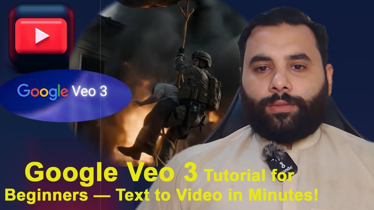 Google Veo 3 Tutorial for Beginners — Text to Video in Minutes! - YouTube