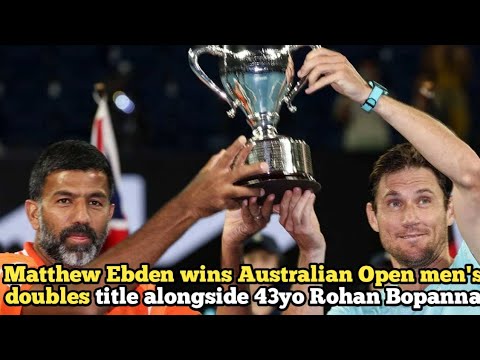 Matthew Ebden wins Australian Open men's doubles title alongside 43yo ...