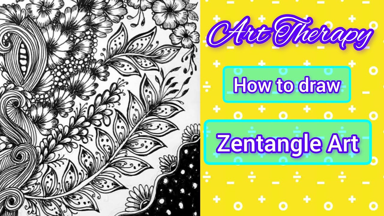 New Zentangle Art Step by Step | Zentangle Art for Beginners #art # ...
