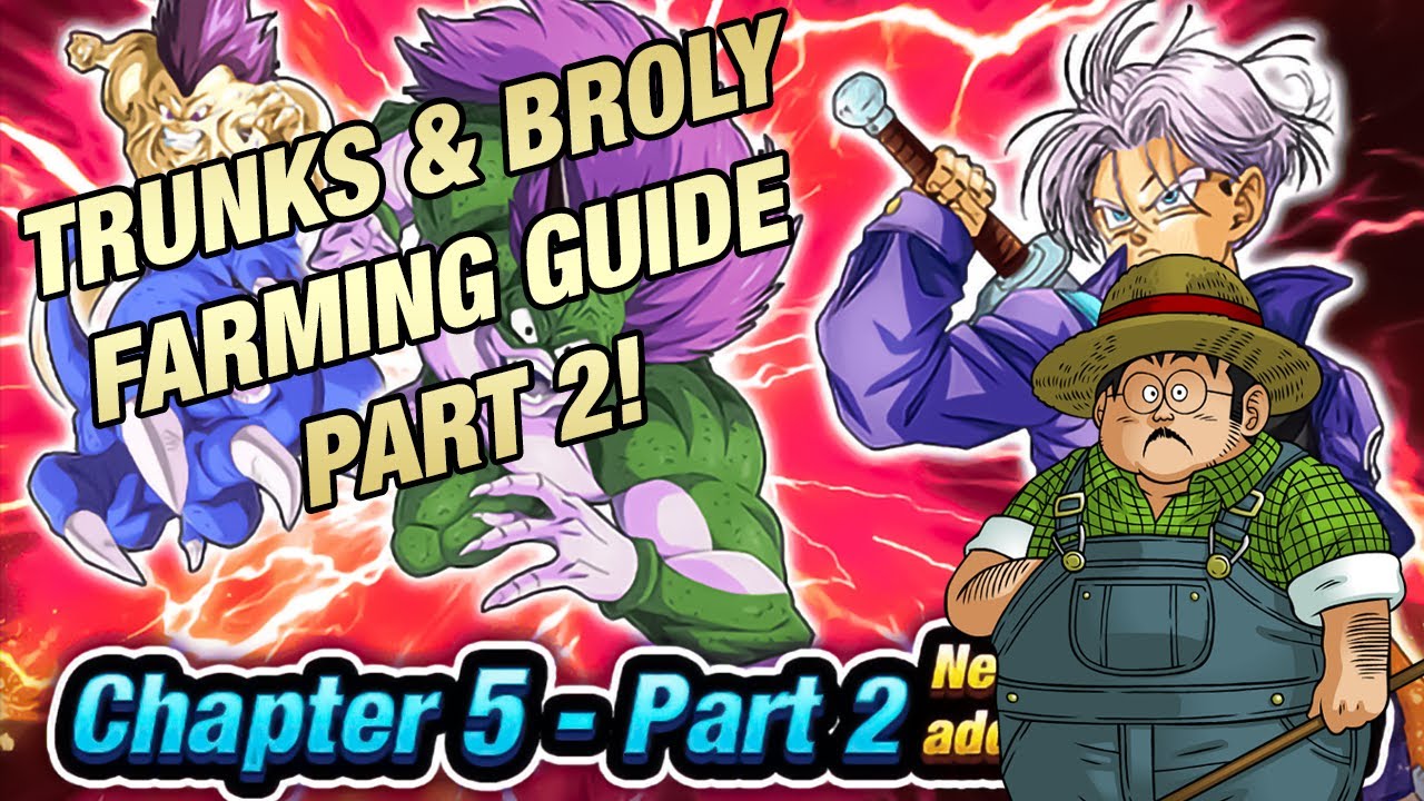 LR TRUNKS & BROLY TUR & EQUIPMENT FARMING GUIDE & DISCUSSION! (Part 2/3 ...