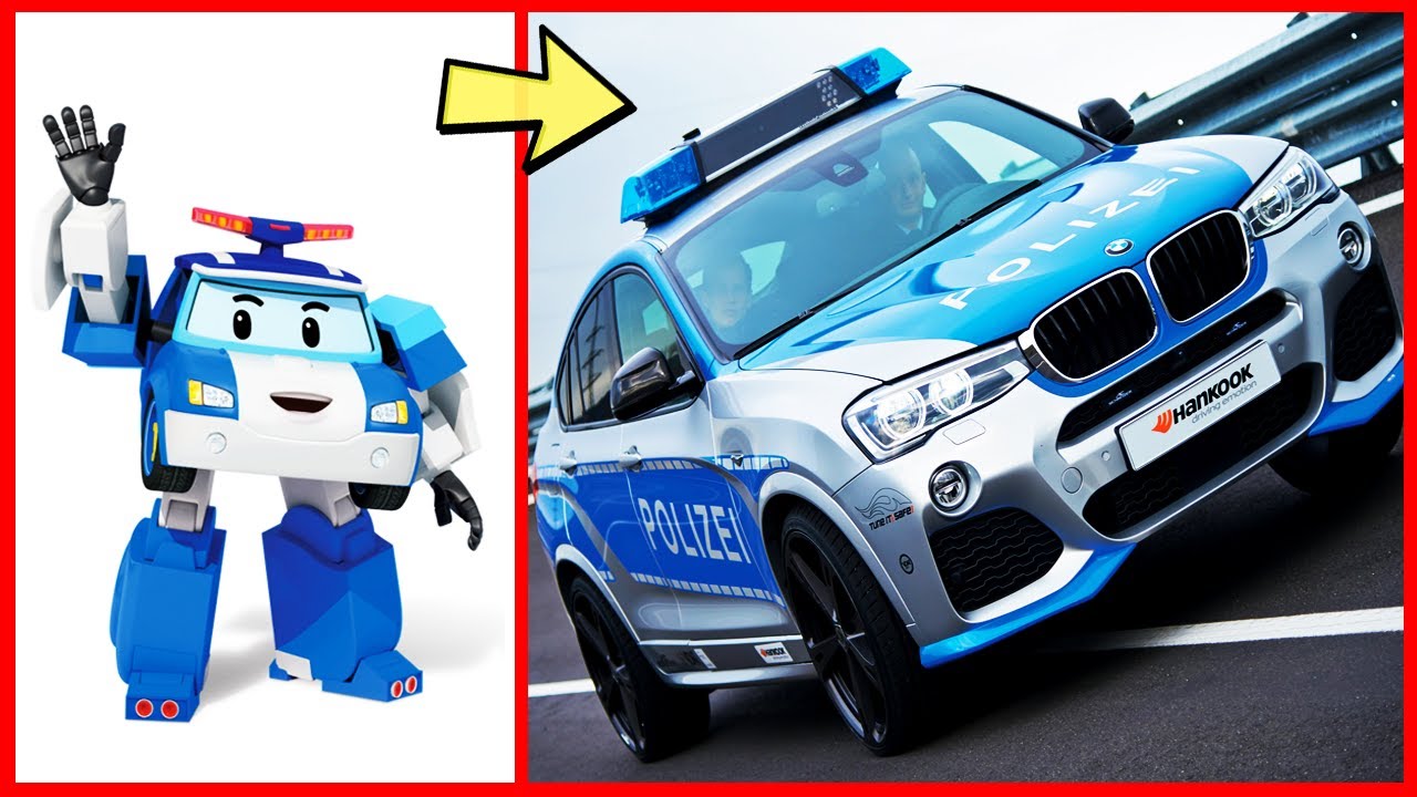Robocar Poli Characters IN REAL LIFE 2024 🚔🚨+ Tayo The Little Bus ...