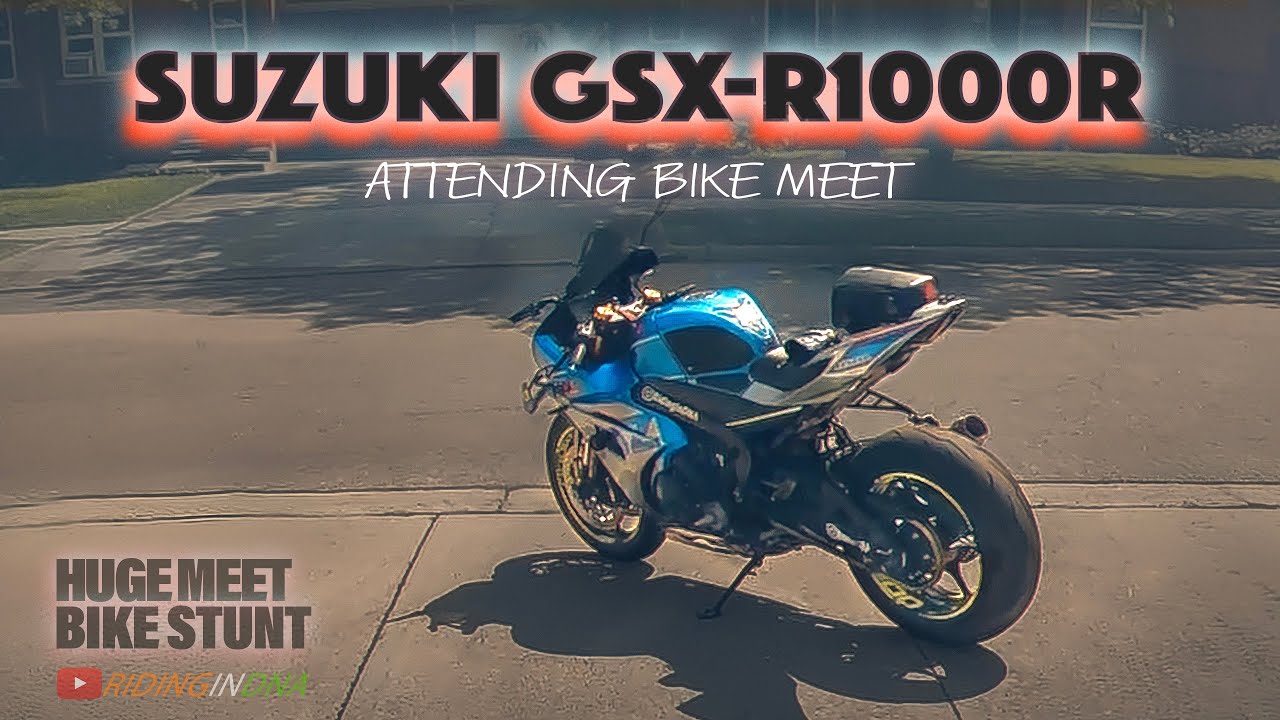 Riding My SUPERBIKE Suzuki GSX-R1000R at the Bike Meet Was INSANE ...