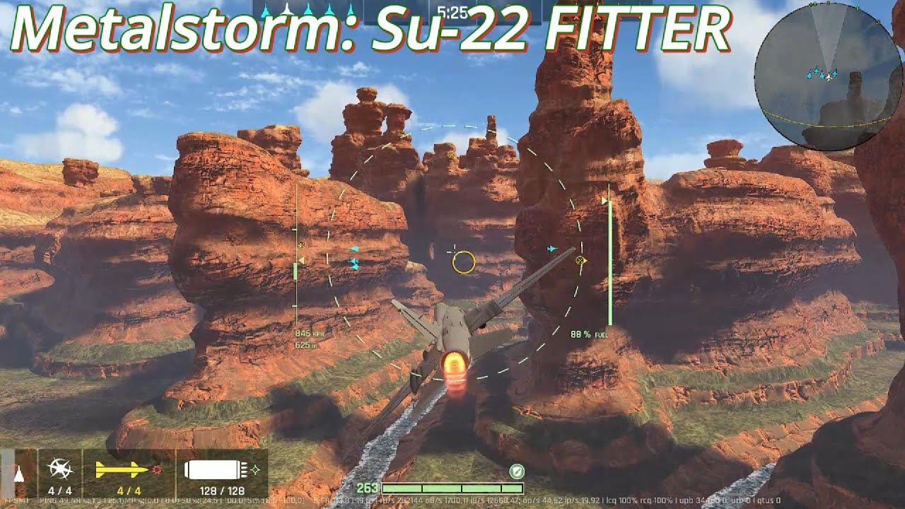 Metalstorm Su-22 FITTER Gameplay - YouTube