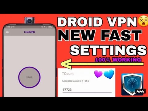Droid VPN Settings || Unlimited data ||Fast settings || super high ...