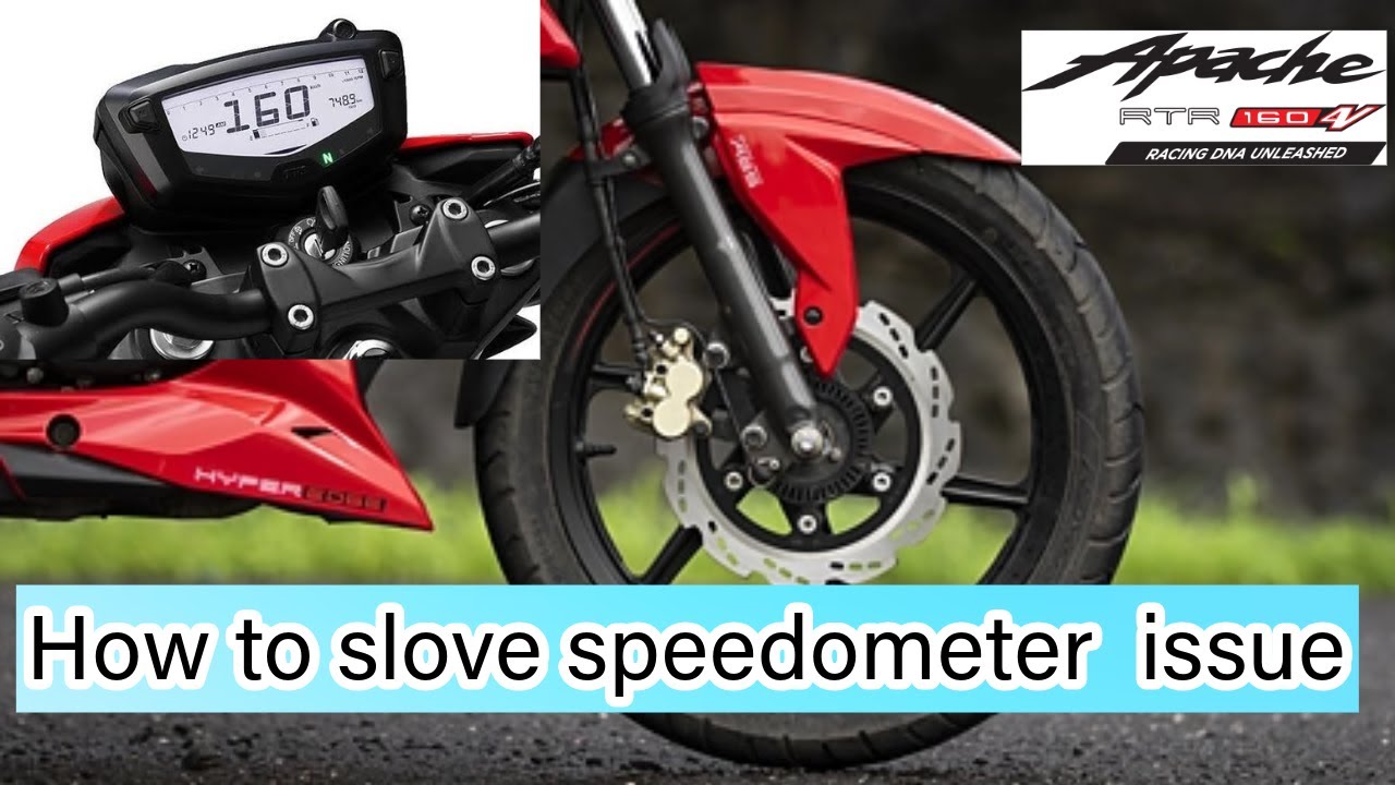 Tvs Apache 160 rtr 4v speedometer issue || abs cable || sensor unit ...