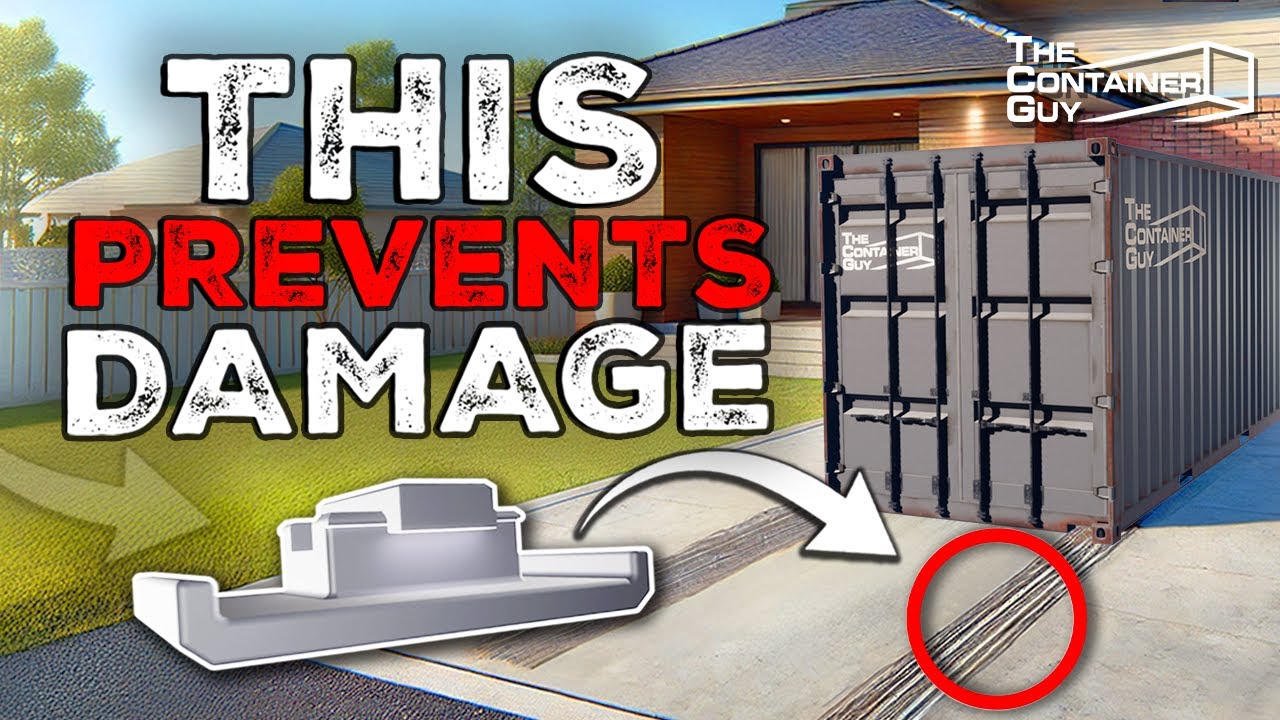 Save Your Driveway With This Innovative Shipping Container Tool! - YouTube