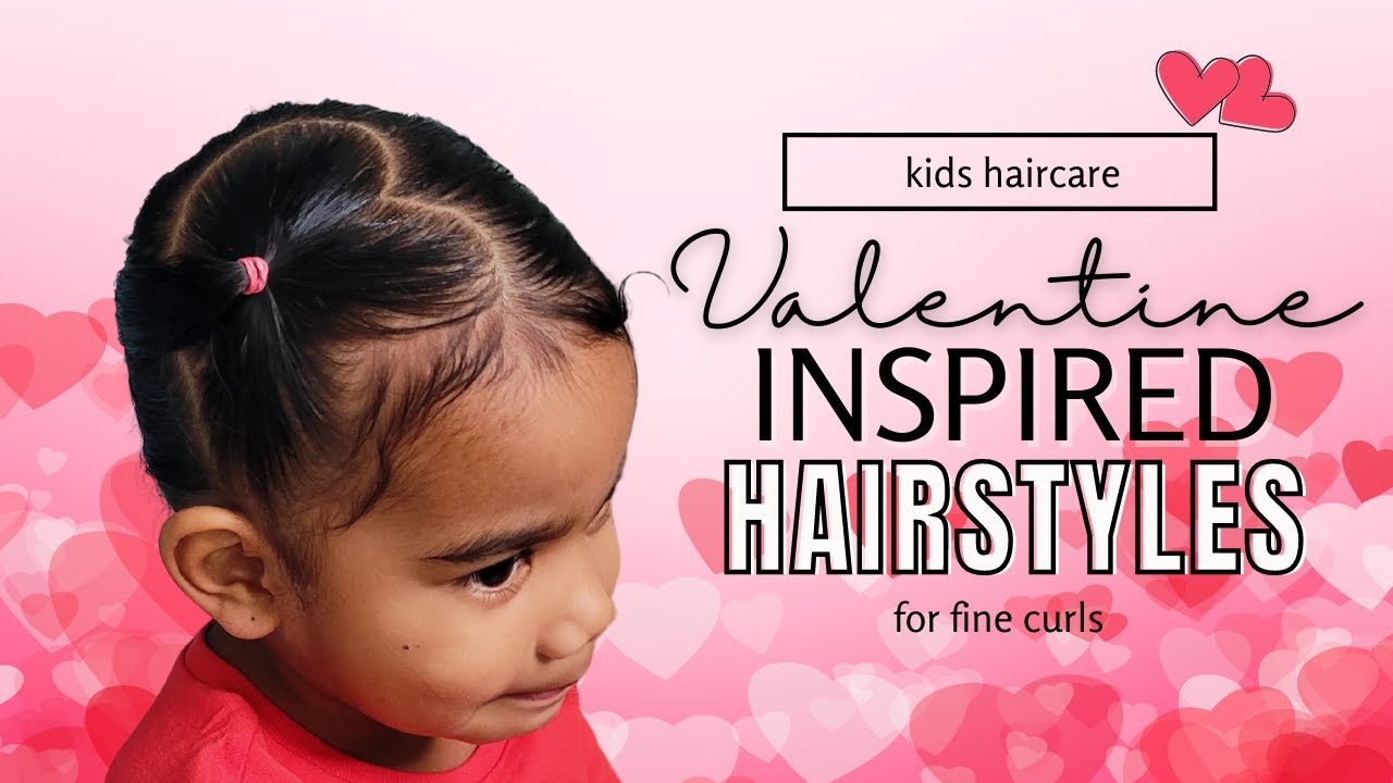 TOO CUTE😍 Heart💖 Hairstyles for KIDS| EASY Toddler Hairstyles ...