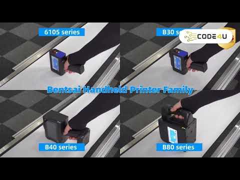 BENTSAI B40 B45 HAND HELD 50 mm PRINTER | CODE4U - YouTube