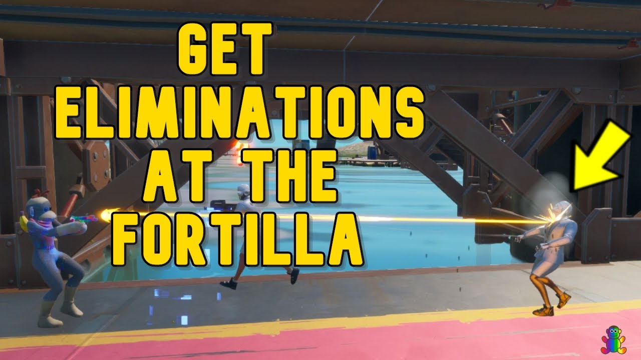 Get Eliminations at The Fortilla EASY GUIDE - Fortnite - YouTube
