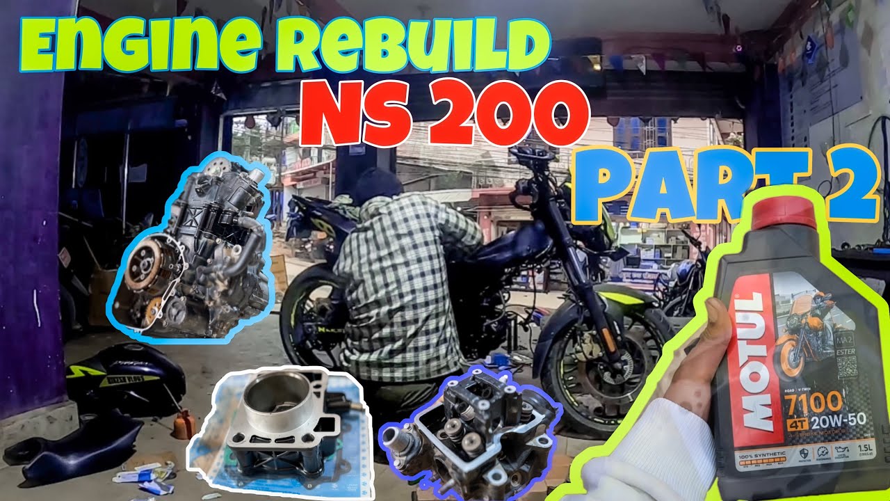 Rebuilding Ns200 | Engine seized | @nikeshvlogs4242 - YouTube