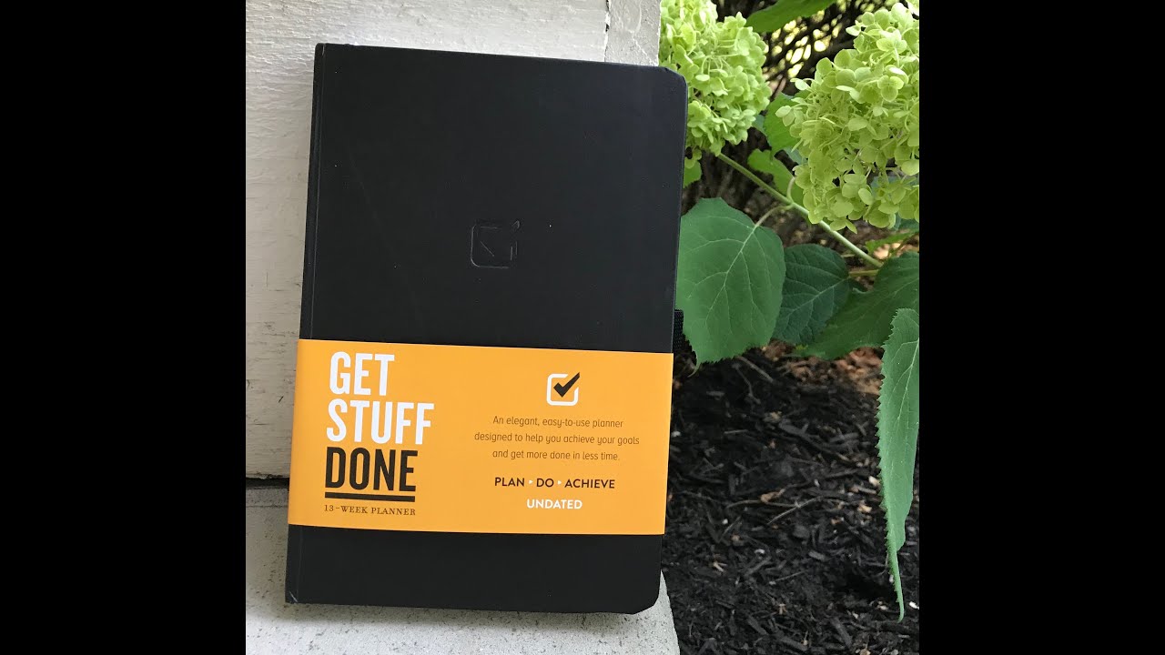 Get Stuff Done with Efficient 13 Week Planner! - YouTube