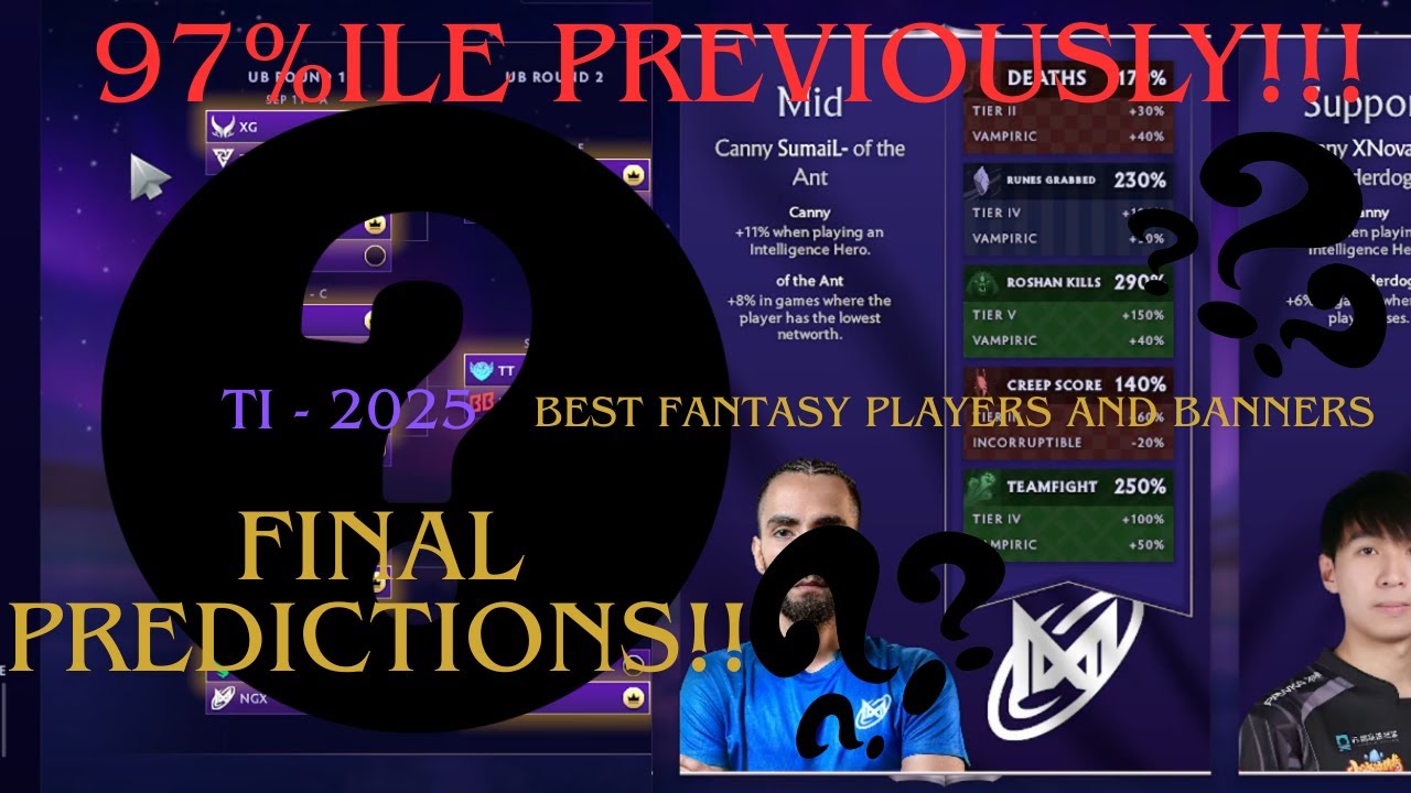 Dota 2 TI 2025 | Fantasy and International Predictions - YouTube