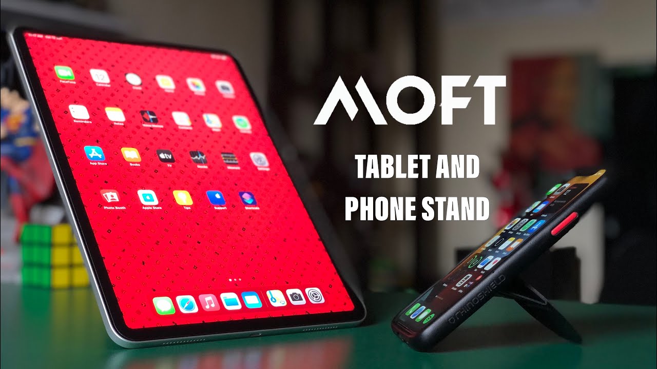 The Perfect Mobile Workstation !!! - MOFT Snap Tablet Stand and O Phone ...