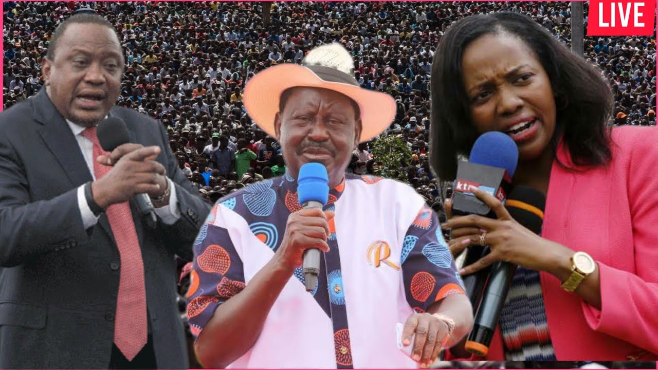 Unbelievable!RAILA UHURU IN NAKURU TODAY|AZIMIO MASS PROTEST NAKURU ...