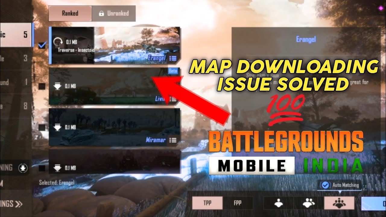 BGMI map download issue | 100% working solutions | Problem solved ...