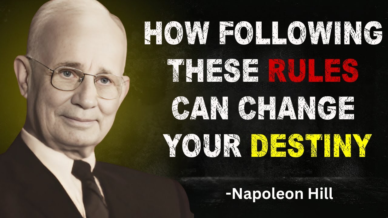 10 Rules for Transform Your Life | Napoleon Hill - YouTube