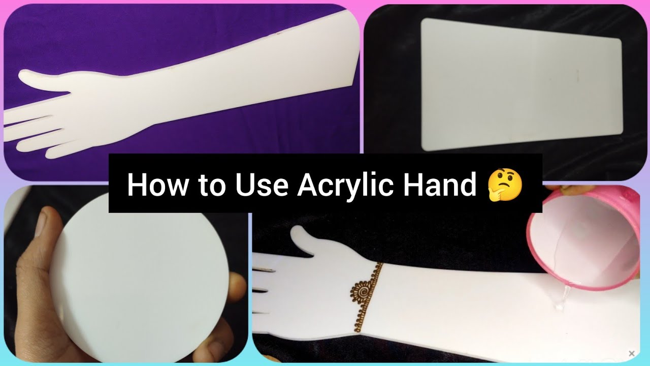 How to use Acrylic Hand 🤔 Acrylic Hand |Acrylic Board | mandala board ...