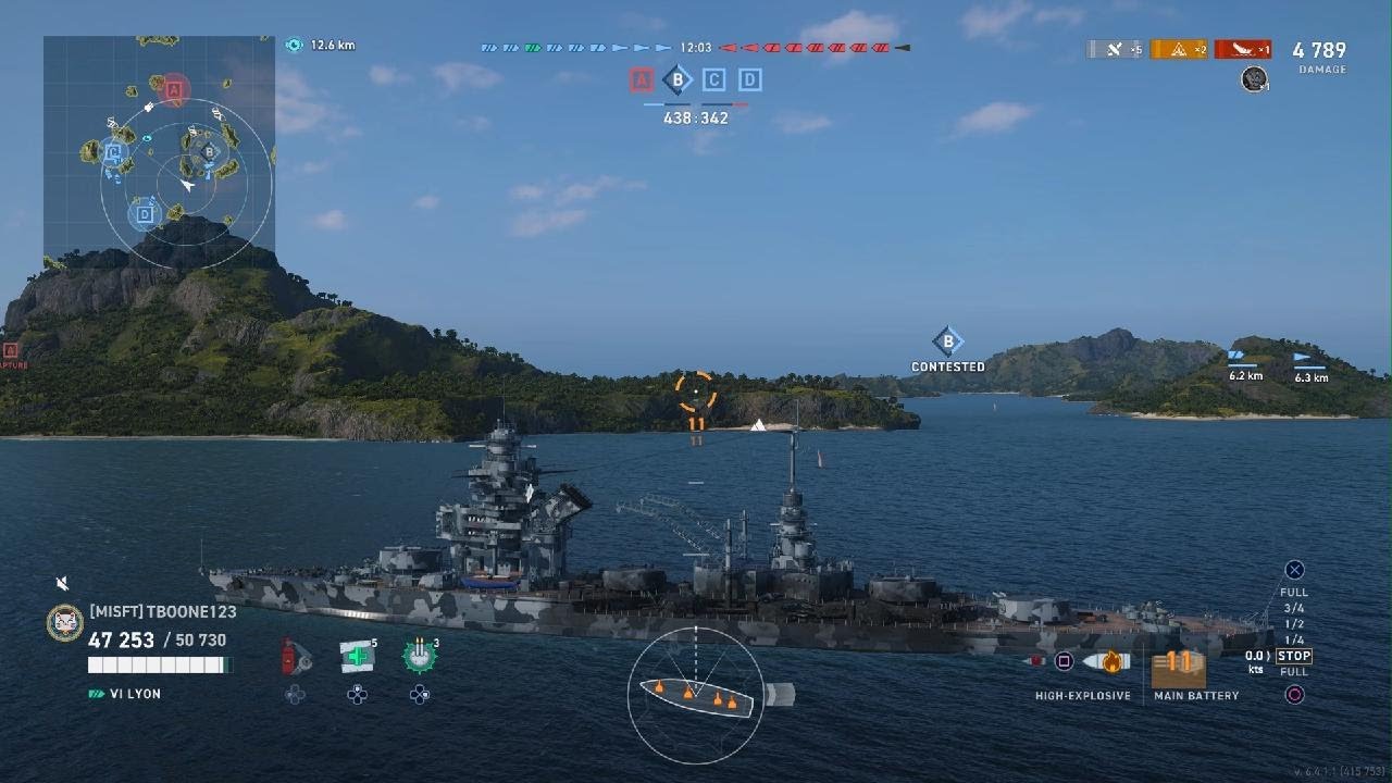 World of Warships Legends: Lyon Dev Strike - YouTube