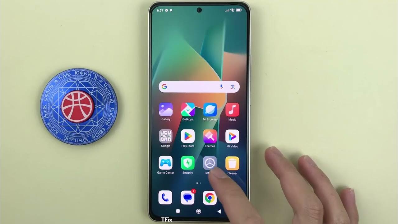 How to enable/disable and change system navigation bar vibration intensity Xiaomi Redmi Note 13 ...