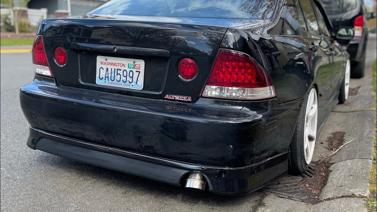 IS300 GETS TURN DOWN EXHAUST! - YouTube