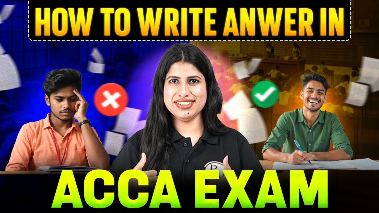 How to write answer in ACCA Exams - YouTube