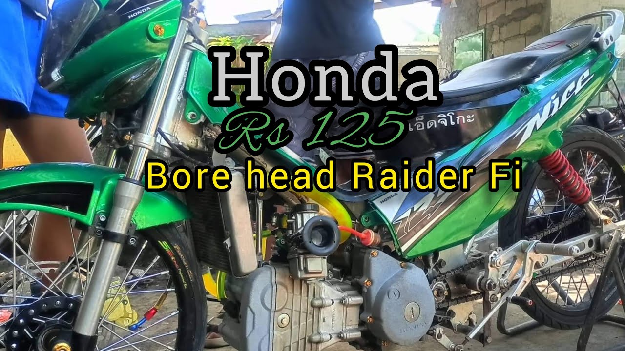 RS 125 bore head Raider Fi (unfinished project by: LowbudgetRt) Part 1 ...