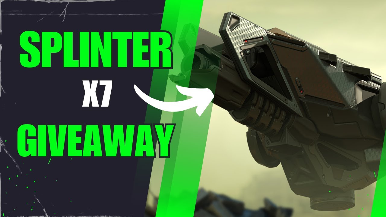 Giveaway 7 Splinter New Weapon War Robots #WRwinSplinter - YouTube
