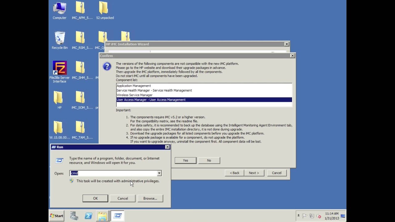 HP IMC Upgrading to IMC 5 2 - YouTube