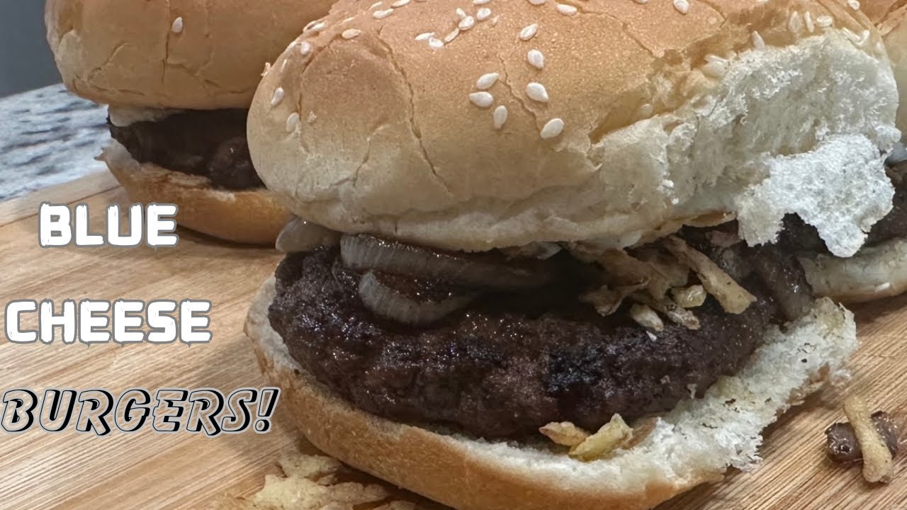 Blue Cheese Burgers | Best cheeseburger recipe! - YouTube