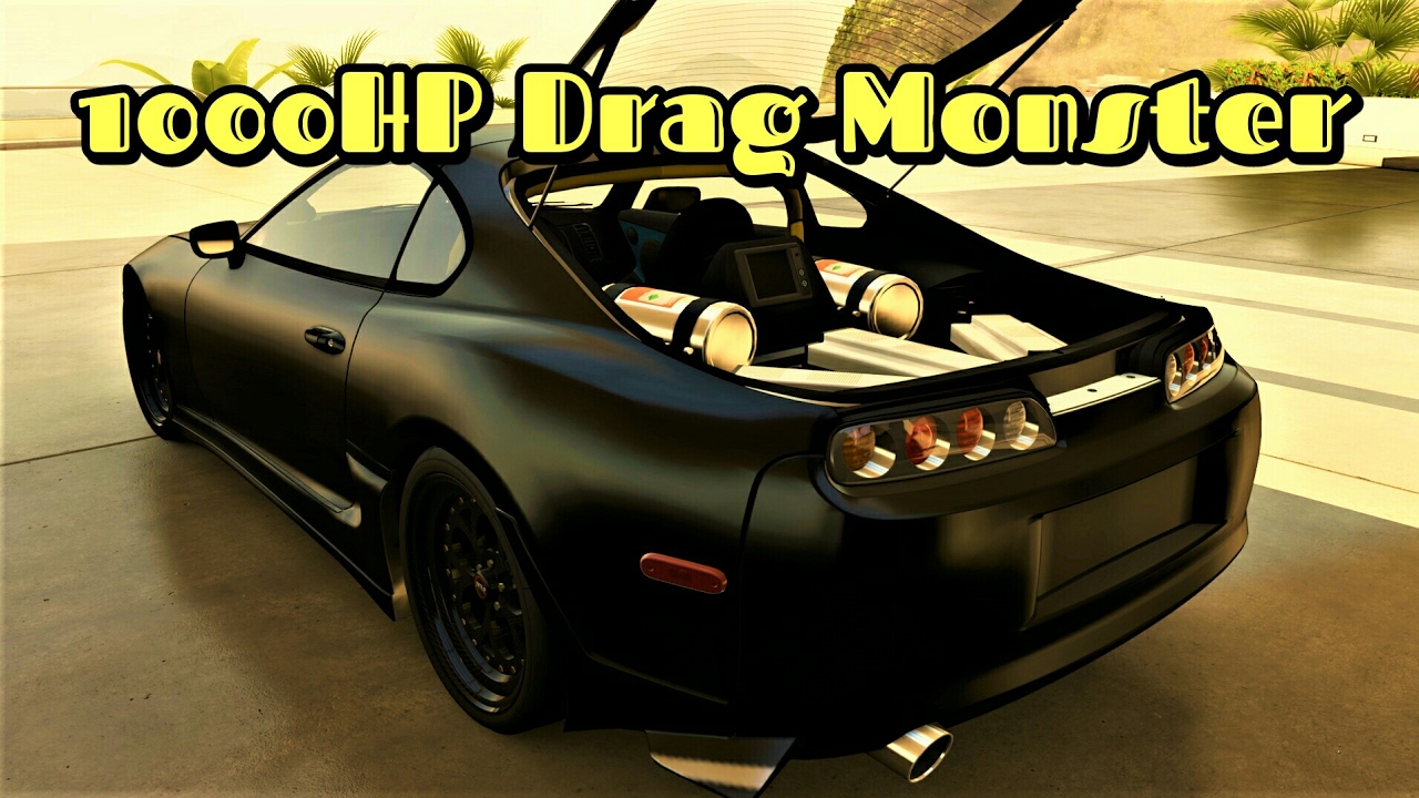 1000hp Toyota Supra Drag Tuned Street Cars - YouTube