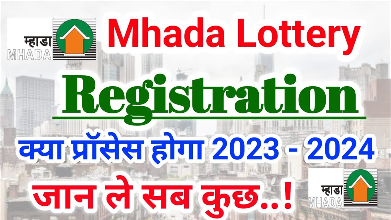 Mhada Lottery Registration Process | Mhada Lottery Registration and ...