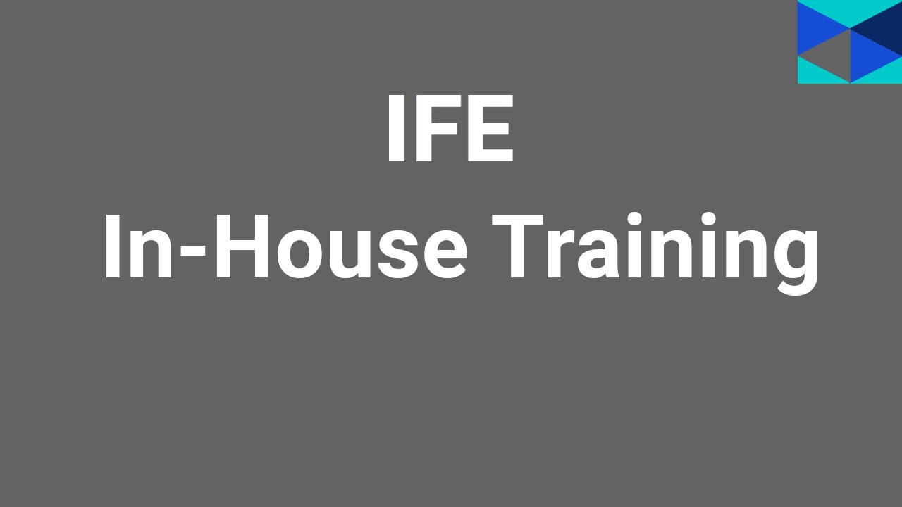 IFE In-House Energy Training Courses - YouTube