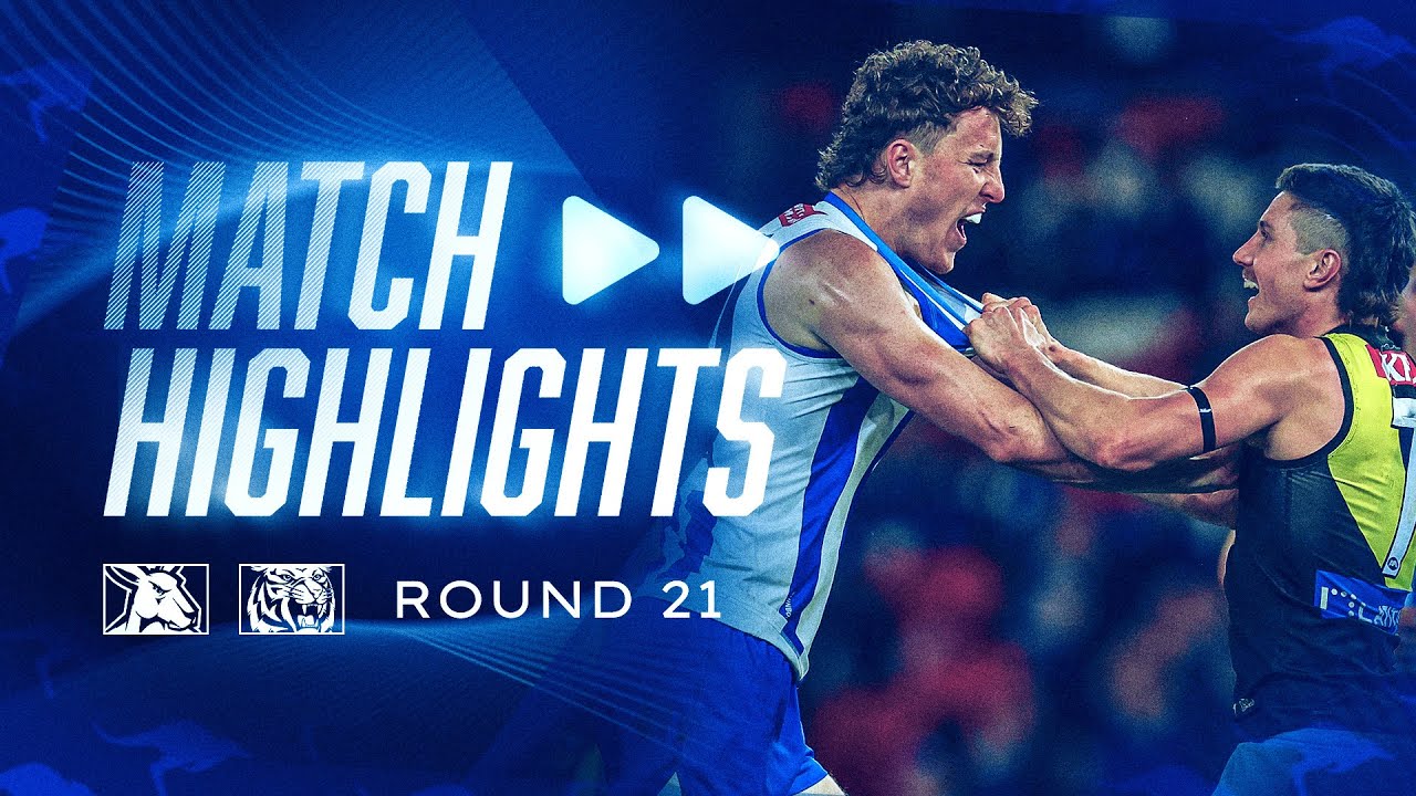 AFL R21 match highlights: North Melbourne v Richmond - YouTube