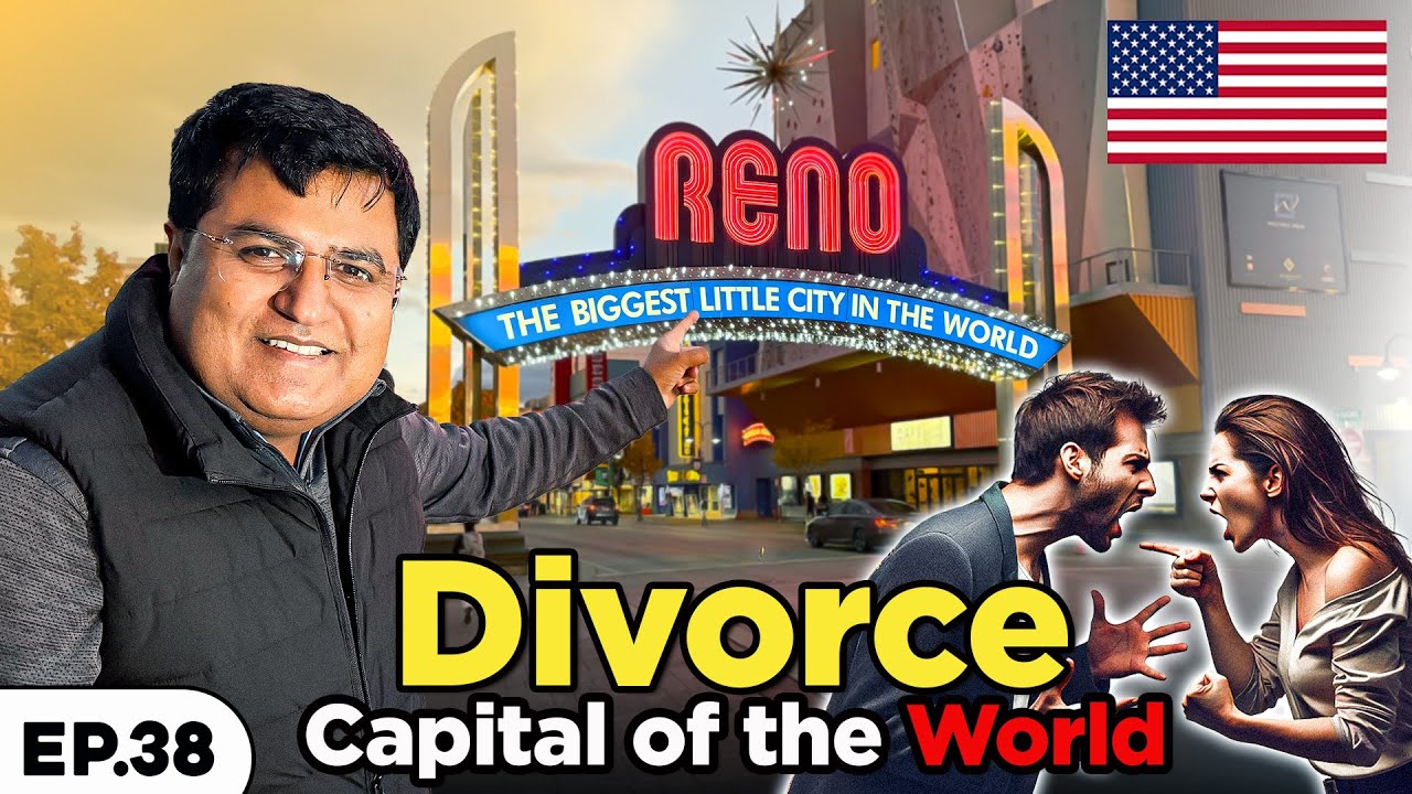 First time in RENO | DIVORCE capital of the WORLD | Exploring America ...