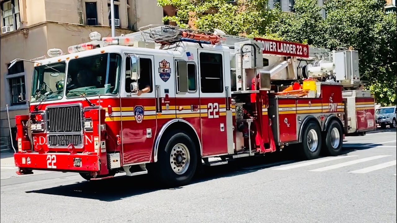 FDNY DIVISION 3 MESSENGER UNIT, FDNY TOWER LADDER 22 & FDNY BATTALION ...